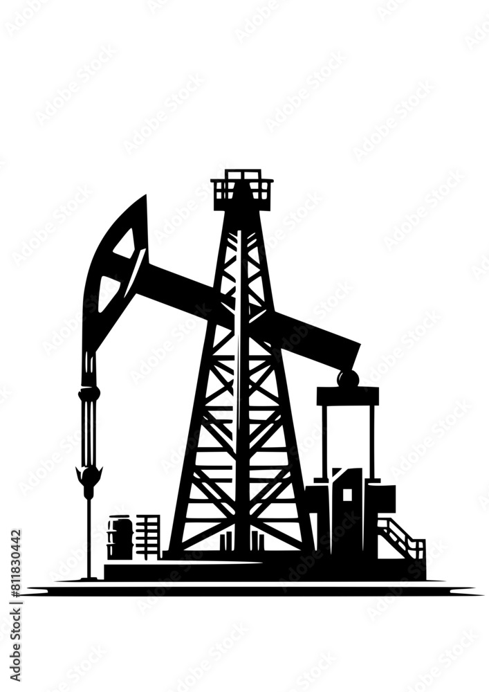Oil Field SVG, Oil Field PNG, Oil Derrick SVG, Oil Field Clipart, Oil ...