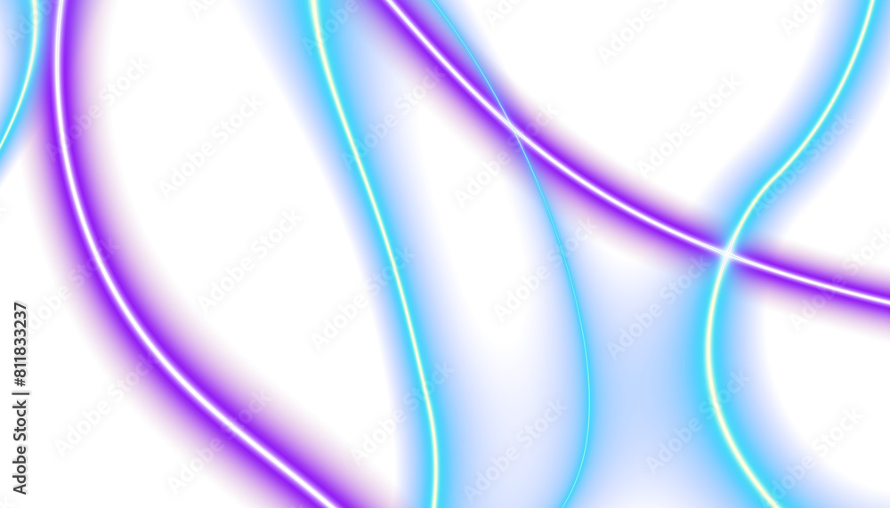 Energy lines with transparent gradient background. Elegant rainbow ...