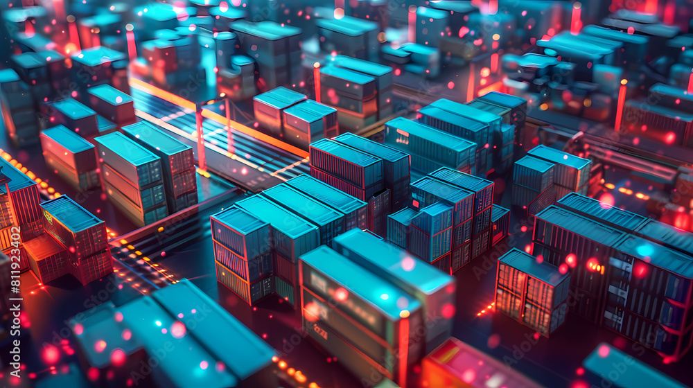 Seamless network of global logistics transportation system with ...