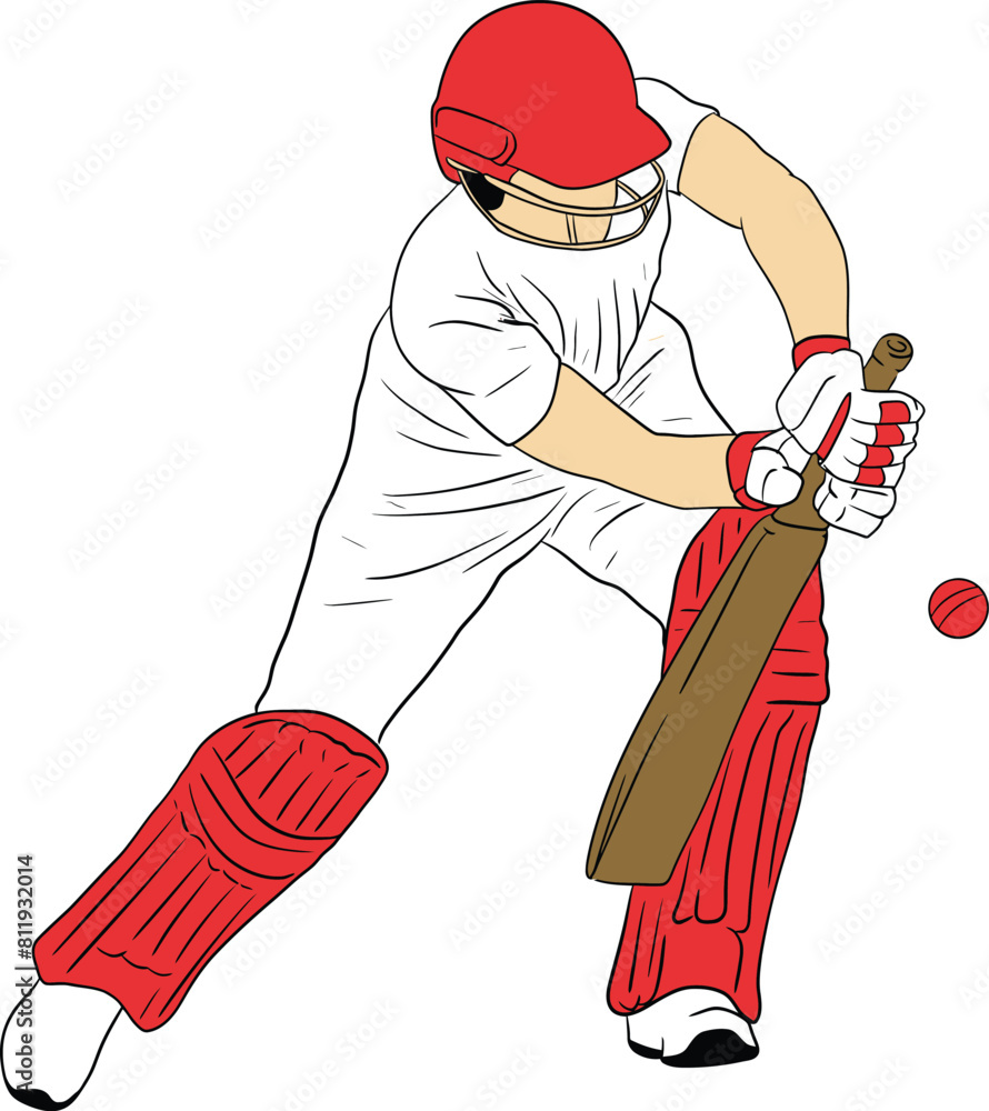 criket, cricketing, cricket ball, drawing, cricket drawing, batsman ...