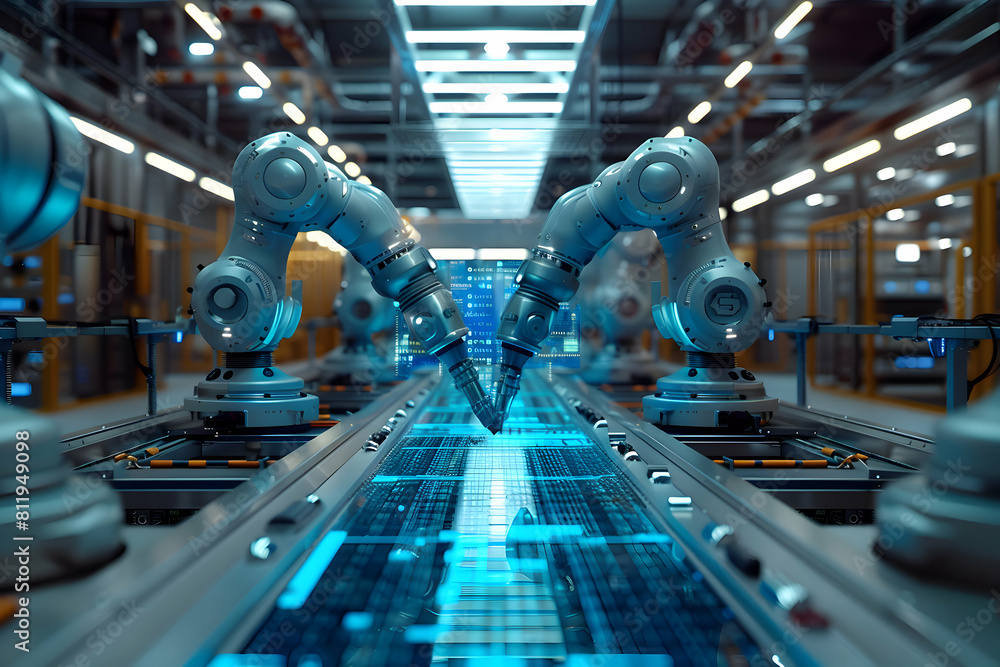 Futuristic AI Robotics Laboratory - Autonomous Robots for Innovative ...