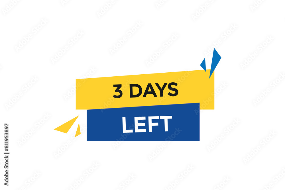 3 days left countdown to go one time, background template 3 days left, countdown sticker left ...