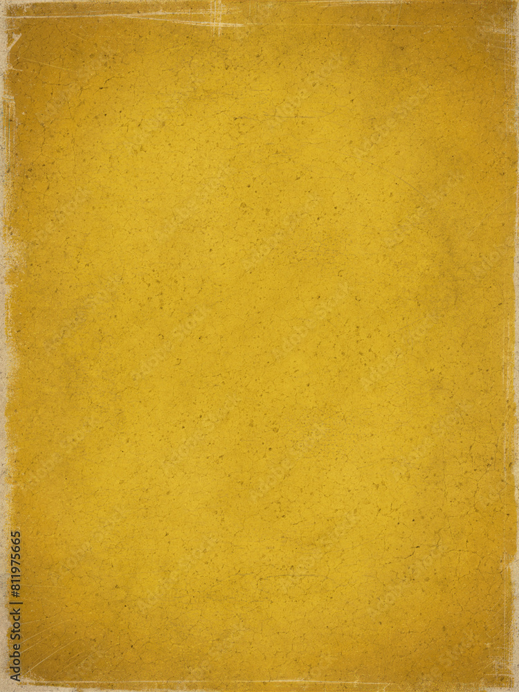 Gritty grunge yellow texture background with vignette and aged ...