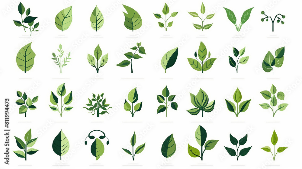 Eco-Friendly Biodegradable Packaging Icons: Recycle, Reuse, Reduce ...