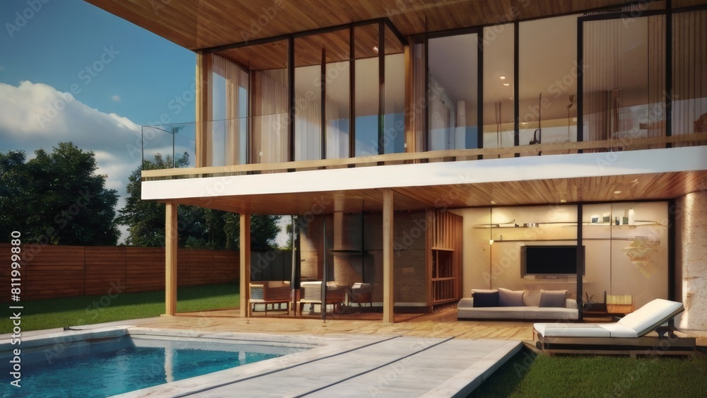 Cutting-Edge Architecture Modern Home Interior Render Suitable for ...