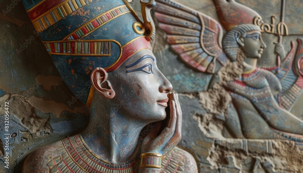 An artistic depiction of Hatshepsut, one of ancient Egypts few female ...