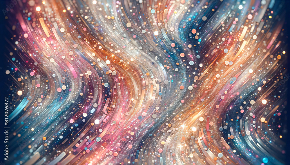 Abstract background featuring a sparkling glitter effect. The design ...