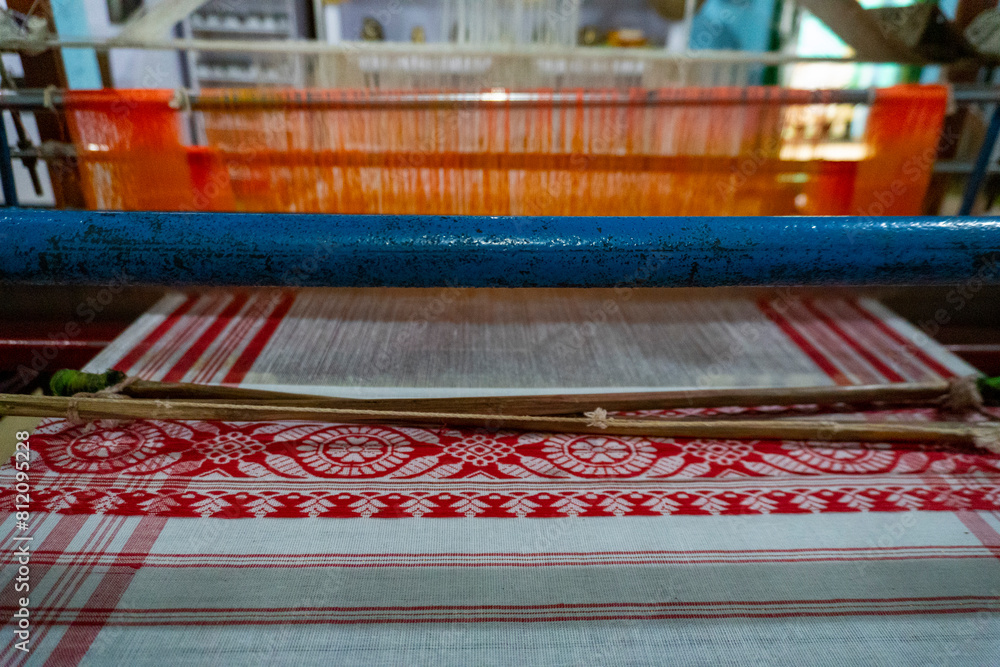 Gamusa weaving machine of Assam 1 shot by Sony ALPHA ILCE-6400 under ...