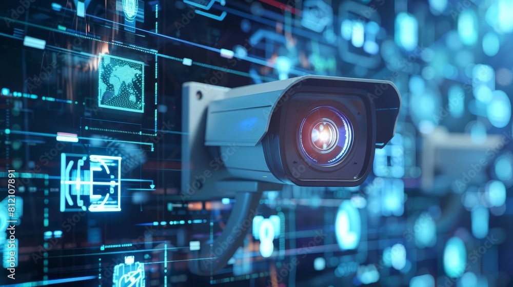 Cctv Security Camera System With Motion Detection And Face Recognition