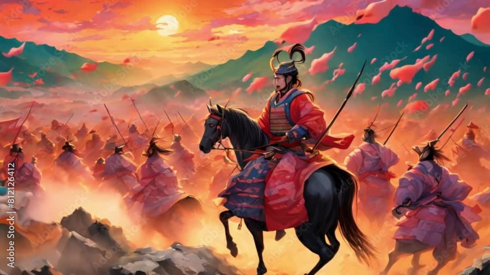 Shogun takes charge of his army, venturing into a battlefield painted ...