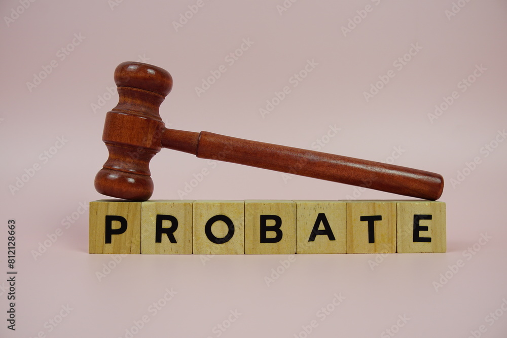 Probate alphabet letters with wooden blocks alphabet letters and Gavel ...
