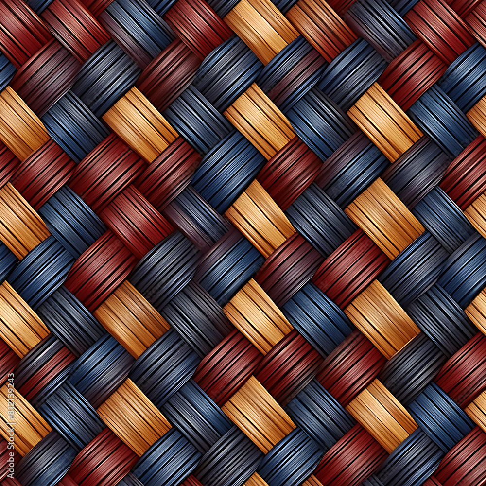 Handwoven fabric digital art seamless pattern, the design for apply a ...