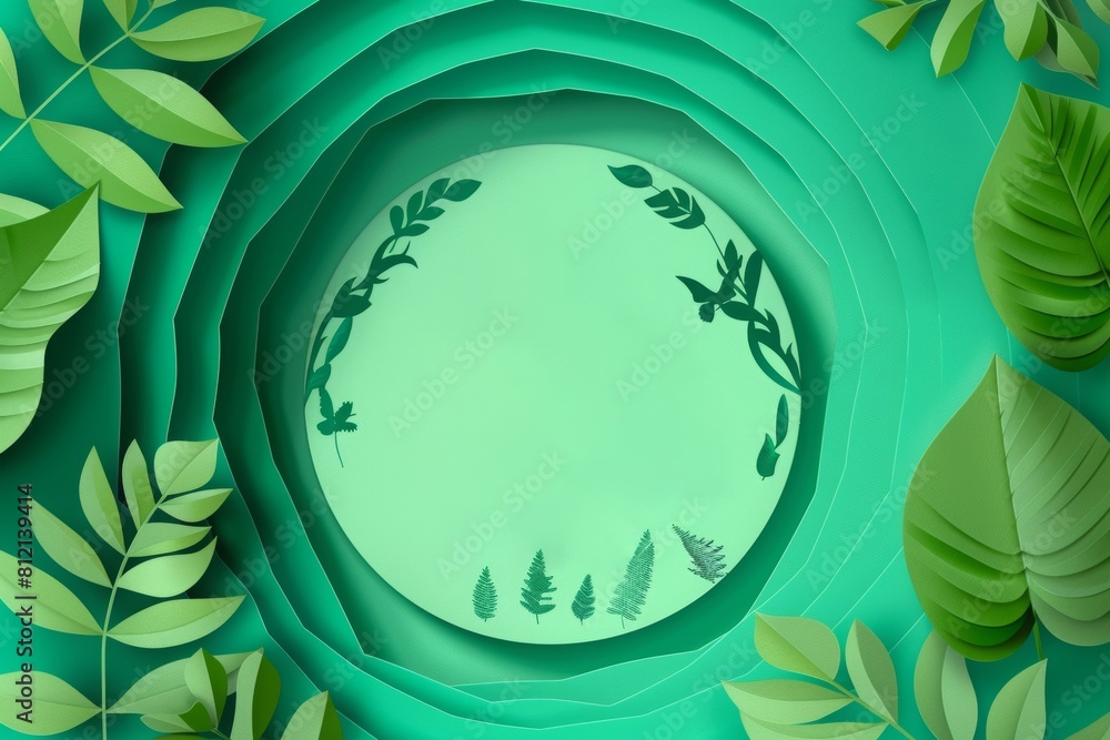 World environment day concept banner with text "5 June World ...