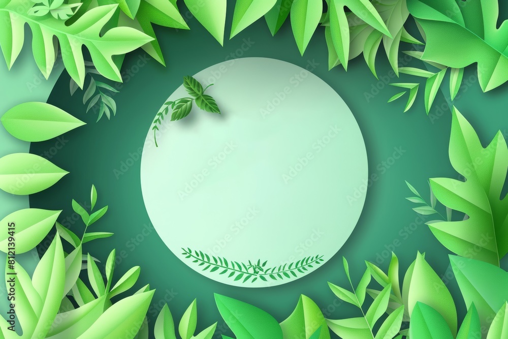 World environment day concept banner with text "5 June World ...