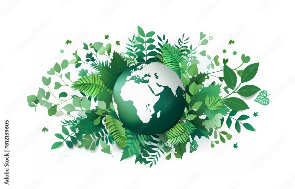 World environment day concept banner with text "5 June World ...