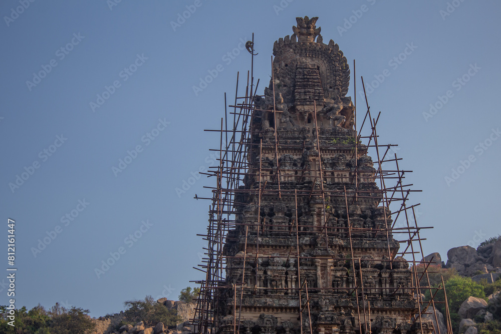 Gingee Venkataramana Temple in the Gingee Fort complex, Villupuram ...