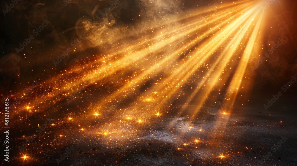 PNG image of sun rays light overlays yellow flare glow isolated on ...