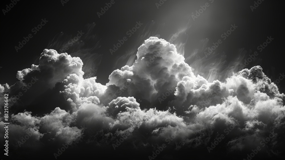 Embedded clouds in black. Transparent black clouds with transparent ...