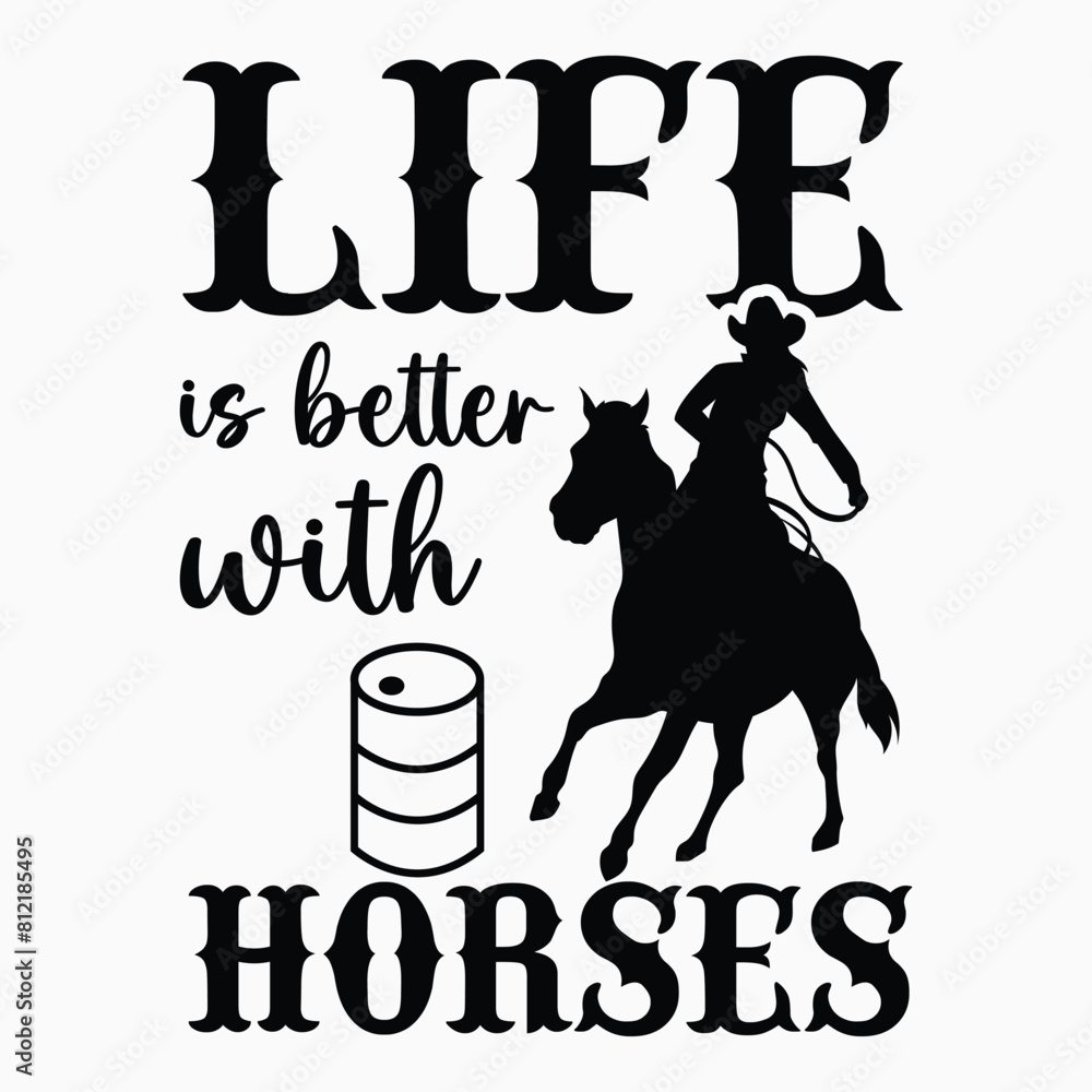 barrel racing svg ,vector file horse racing svg vector silhouette file ...