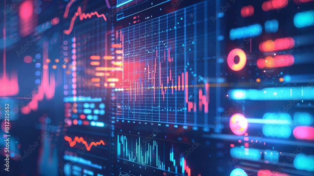 The Image Portrays The Concept Of Big Data Analytics And Business Intelligence Bi Through The