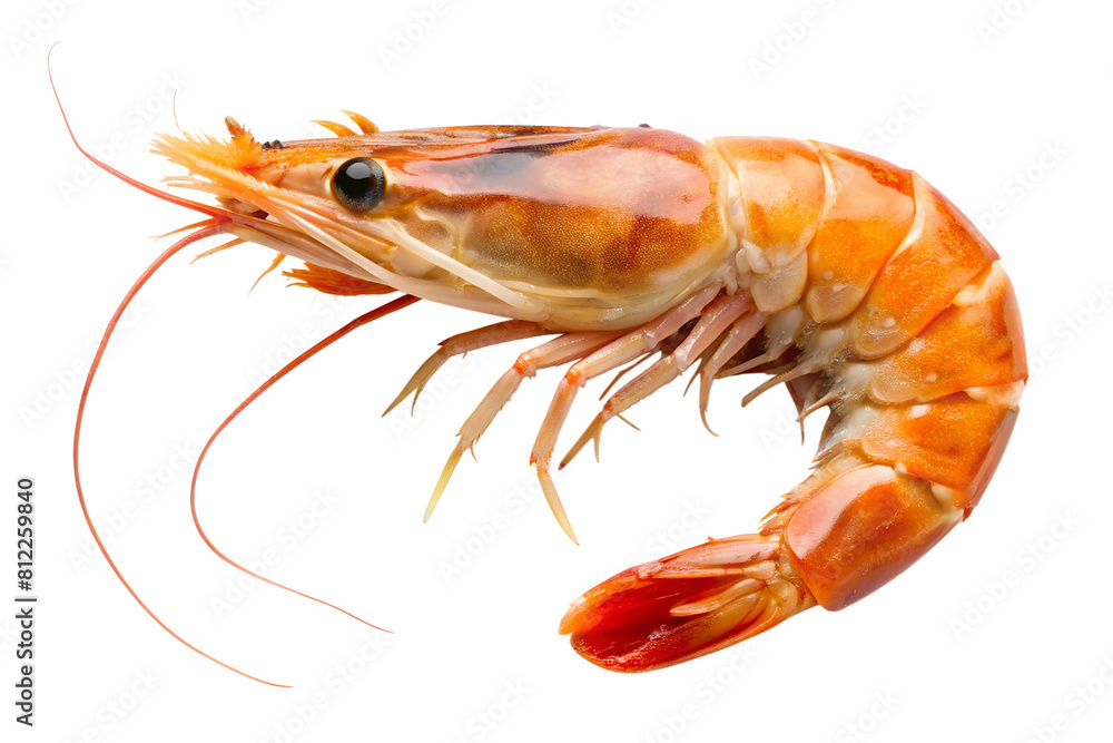 Freshwater prawn isolated on transparent background image PNG Stock ...