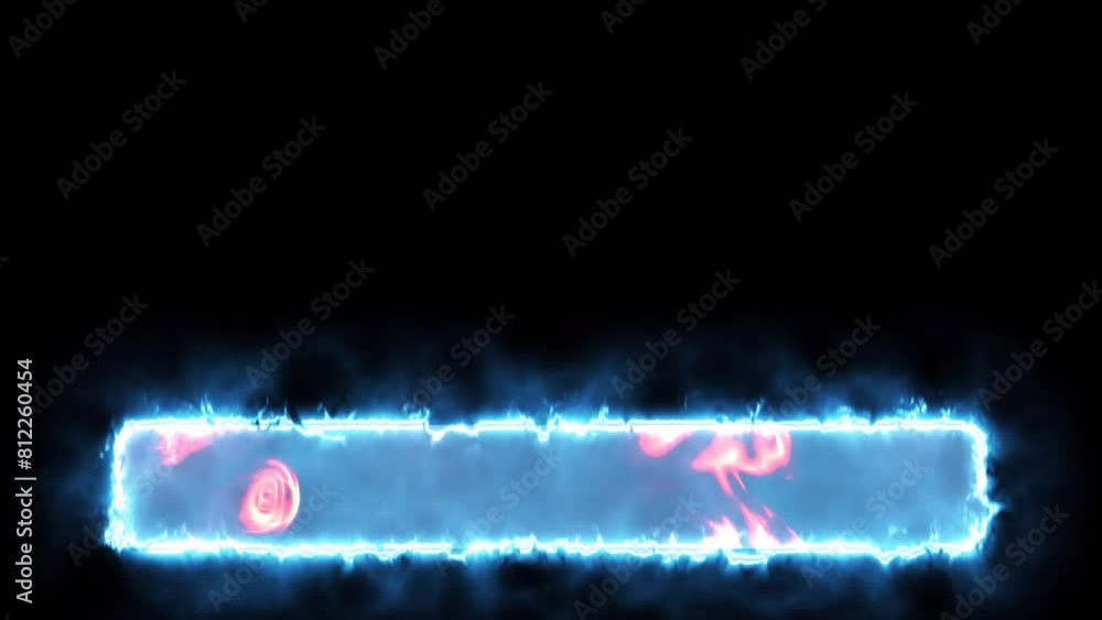 Dynamic Glowing Lower Third Animation for Video Projects, Eye-Catching ...