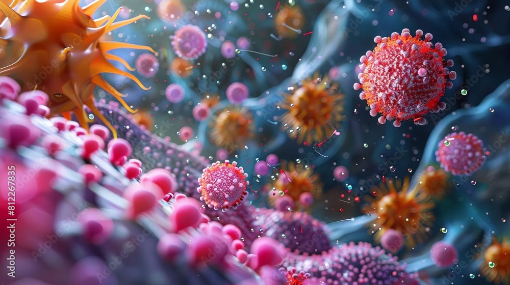 An infographic explaining the role of enzymes in the immune systems ...