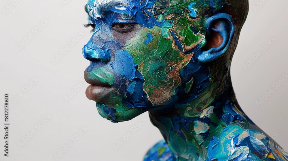 Woven Together: Human Body Adorned with Earth's Intricate Beauty (Our ...