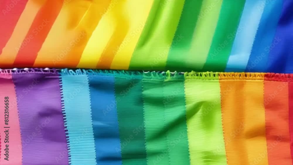 rainbow flag pattern on fabric texture for lgbt pride for transgender ...