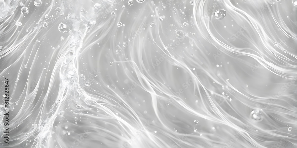 White water wave texture background, Closeup of desaturated transparent ...