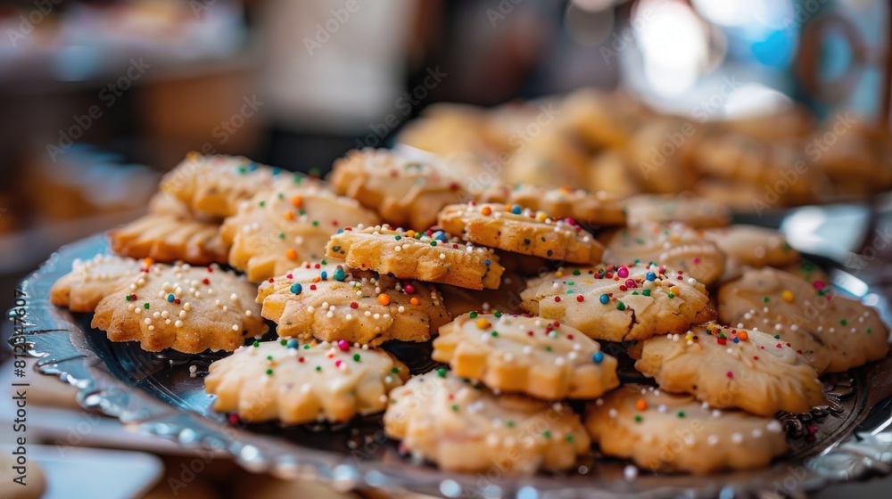 Blurry image of Traditional Eid cookies Stock Photo | Adobe Stock