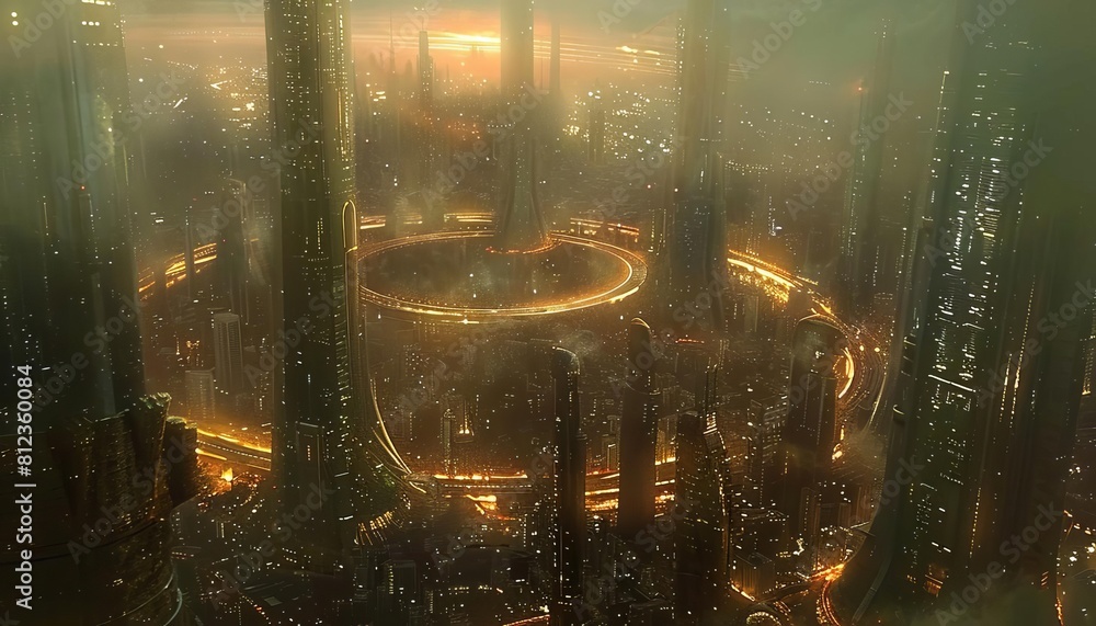 Imagine an underground metropolis with a labyrinth of tunnels ...