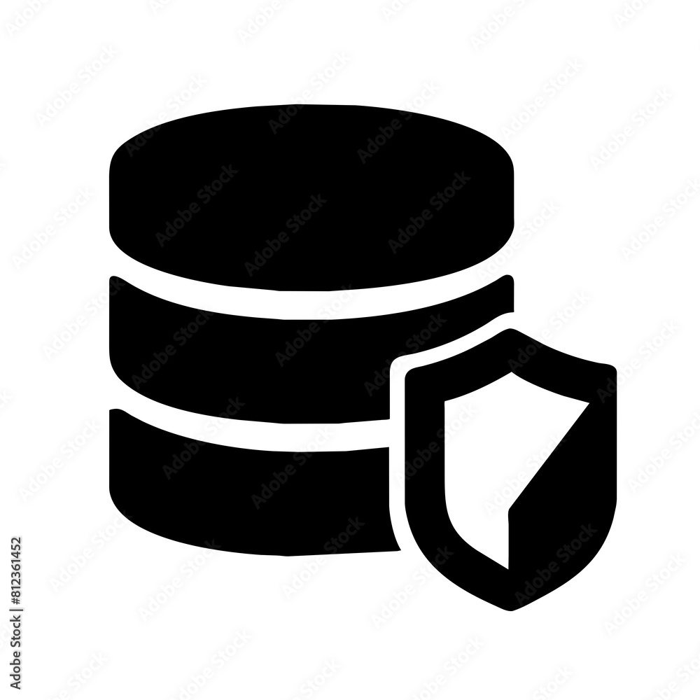 database security transparent icon, png, icon illustration Stock ...