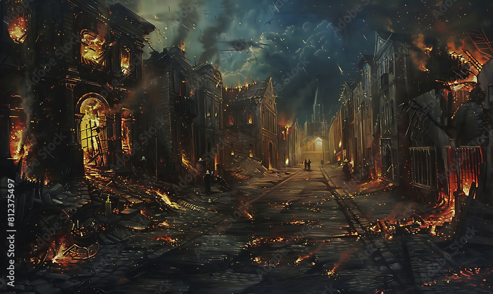 Adventures on the Trail of Fire Stunning Paintings of Burning and ...