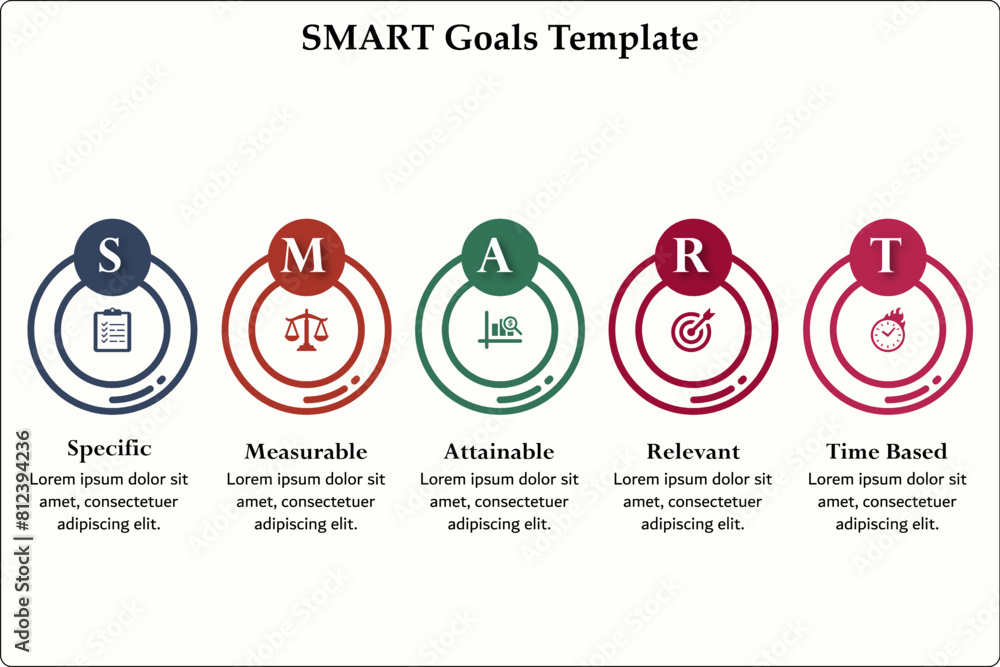 SMART Goals Template - Specific, Measurable, Attainable, Relevant, Time ...