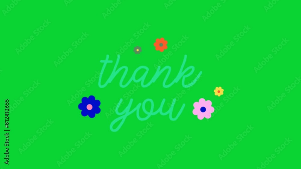 Thank You animated, Element Stock Overlay 4k Animation Stickers Video ...