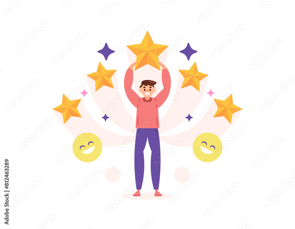 rating concept. Customer reaction and satisfaction. customer feedback ...
