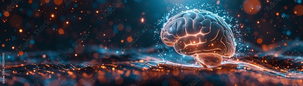 A symbolic representation of the brain and thinking processes ...