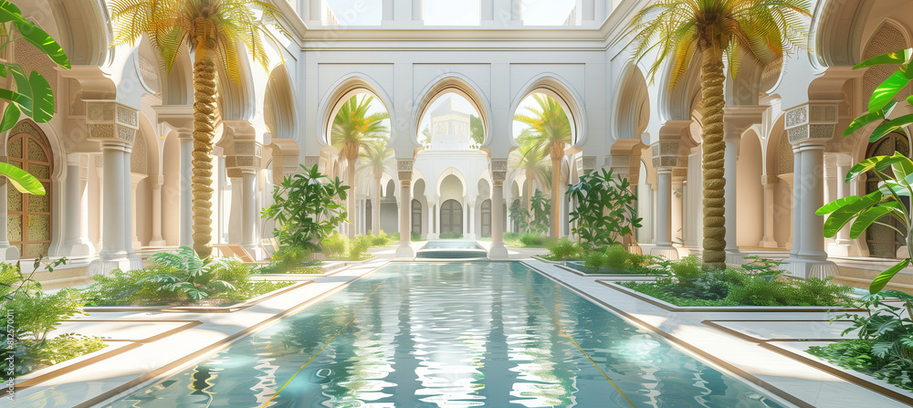 The luxurious resort delights with a unique landscape design, including ...