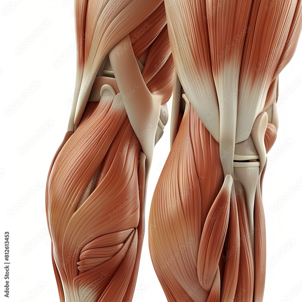 The human leg muscles are a complex system of muscles that work ...