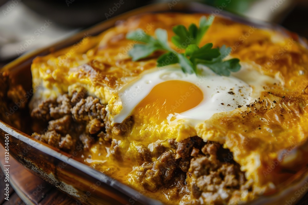 Delicious Bobotie: A Traditional South African Baked Curry Dish with ...