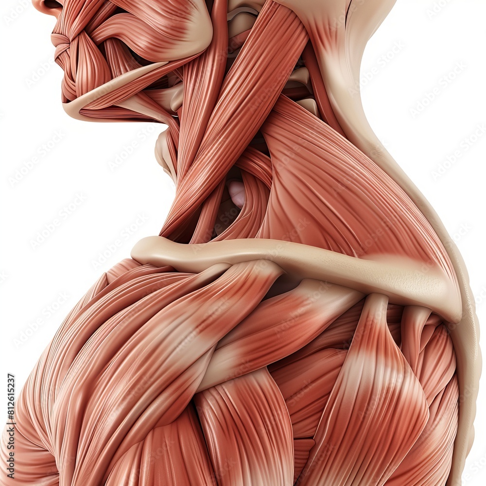 This is a detailed diagram of the human muscular system showing all the ...