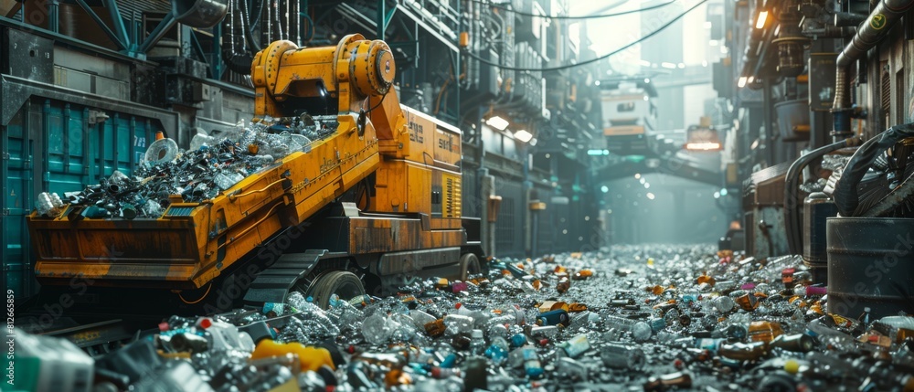 With precision-guided movements, the robotic waste sorter identifies ...