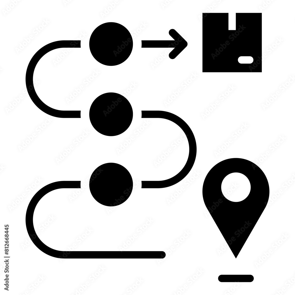 Traceability Icons For Design Elements Stock Vector | Adobe Stock