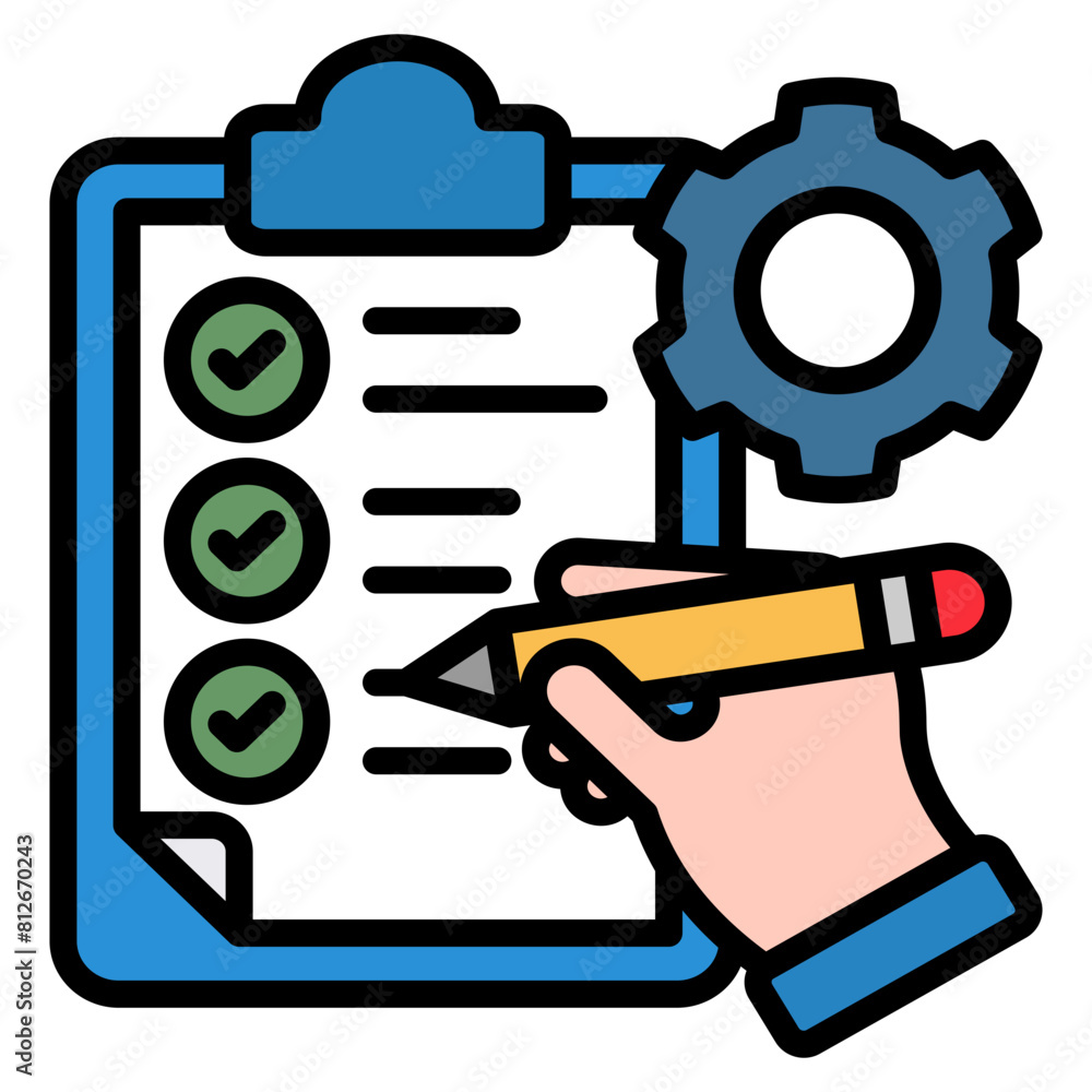 Corrective Action Icons For Design Elements Stock Vector | Adobe Stock