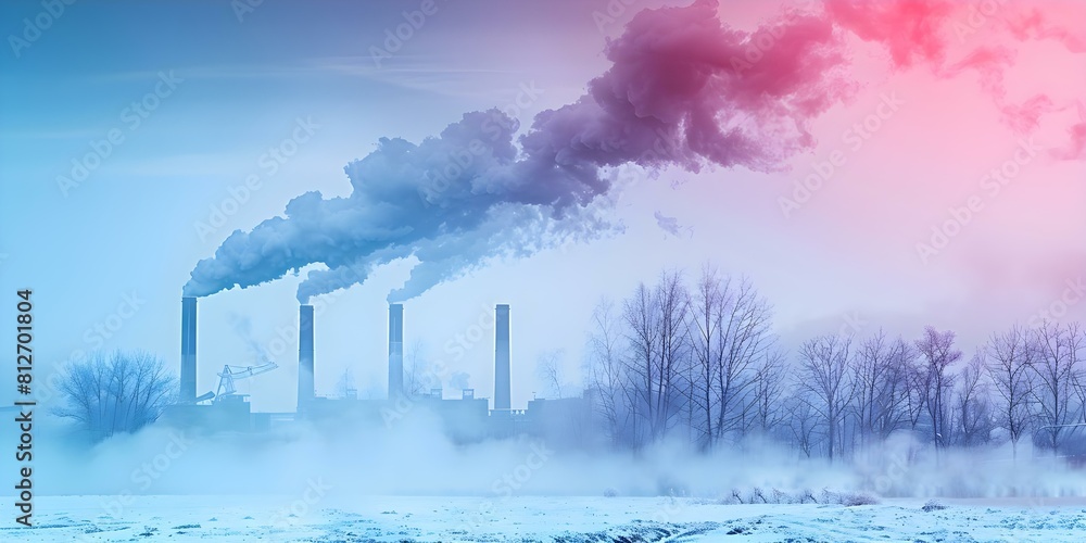 The Impact of Climate Change: Factories Emitting Carbon Emissions ...