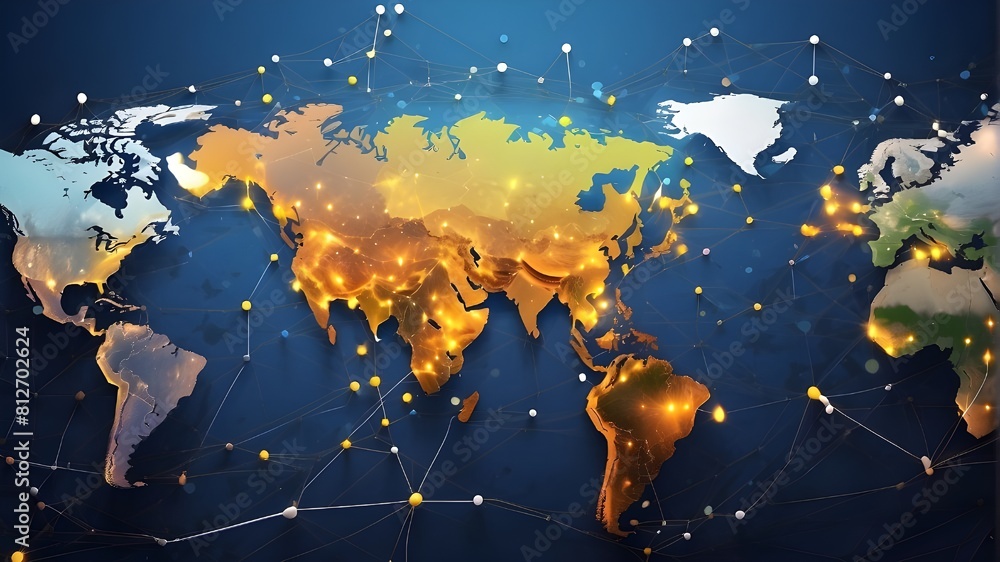 The seamless global communication network that links individuals and ...