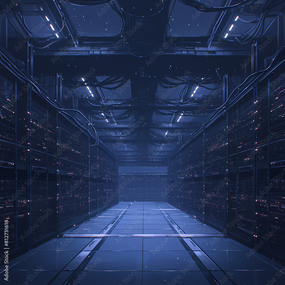 Efficient and Futuristic Subterranean Data Center - Perfect for Tech ...