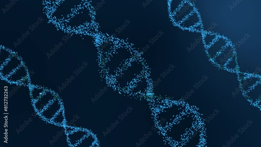 Futuristic DNA Exploring Genetic Science in Abstract Art video, DNA ...