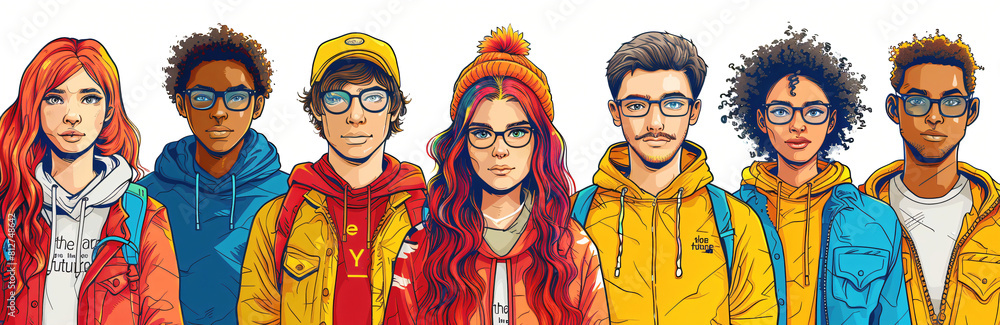 Capturing the Spirit of Youth. A Masterclass in Vector Illustration for ...